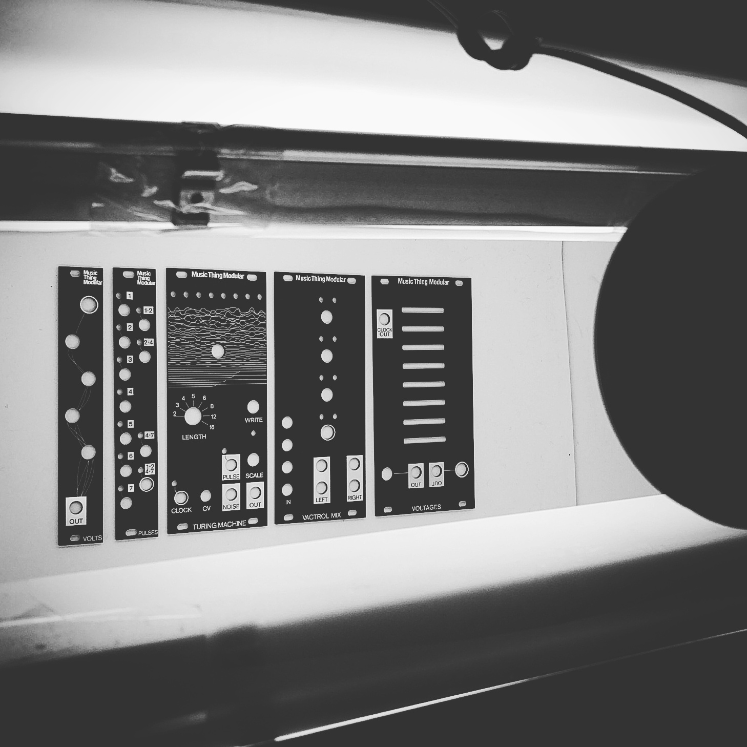 Music Thing Modular Black Panels – Thonk – DIY Synthesizer Kits ...
