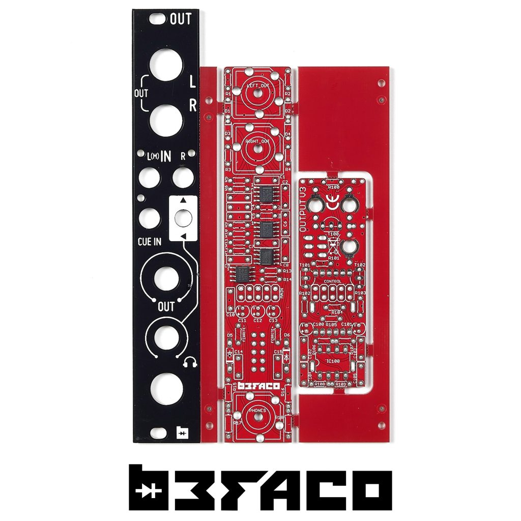 Befaco – Out – 1U Full DIY Kit – Thonk – DIY Synthesizer Kits & Components