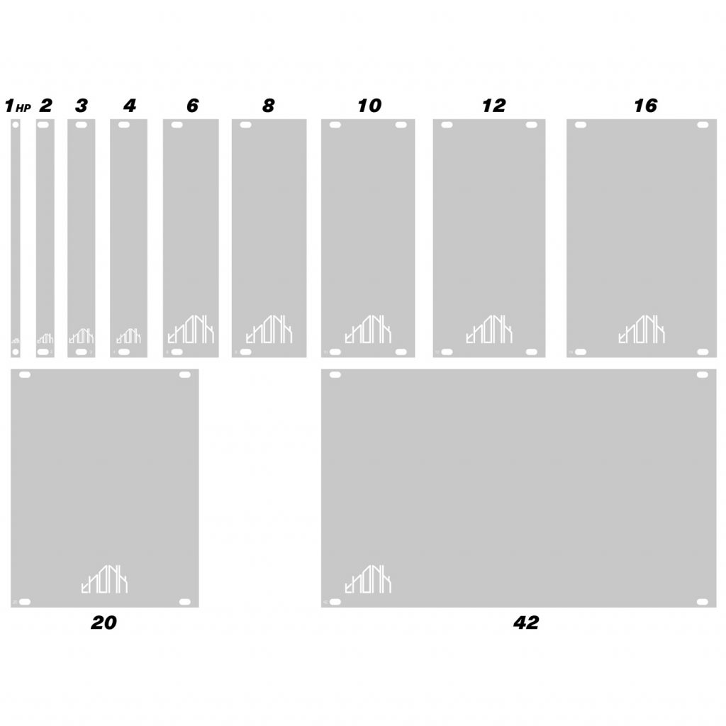 Thonk Blank Eurorack Panels – Black – Thonk – DIY Synthesizer Kits ...