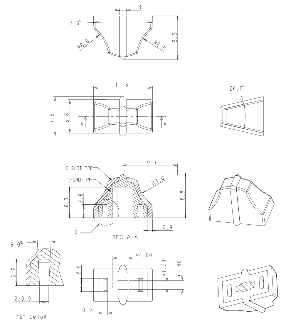 Sifam – Micro Soft Slider Caps – Thonk – DIY Synthesizer Kits & Components
