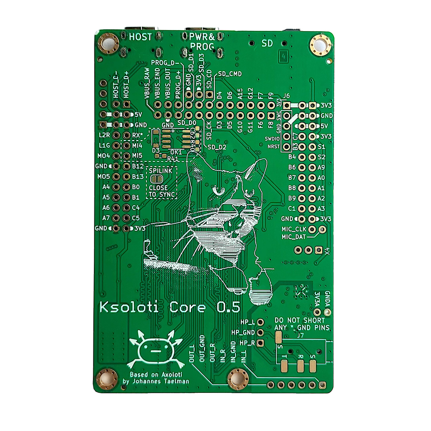 Ksoloti Core PCB – Thonk – DIY Synthesizer Kits & Components