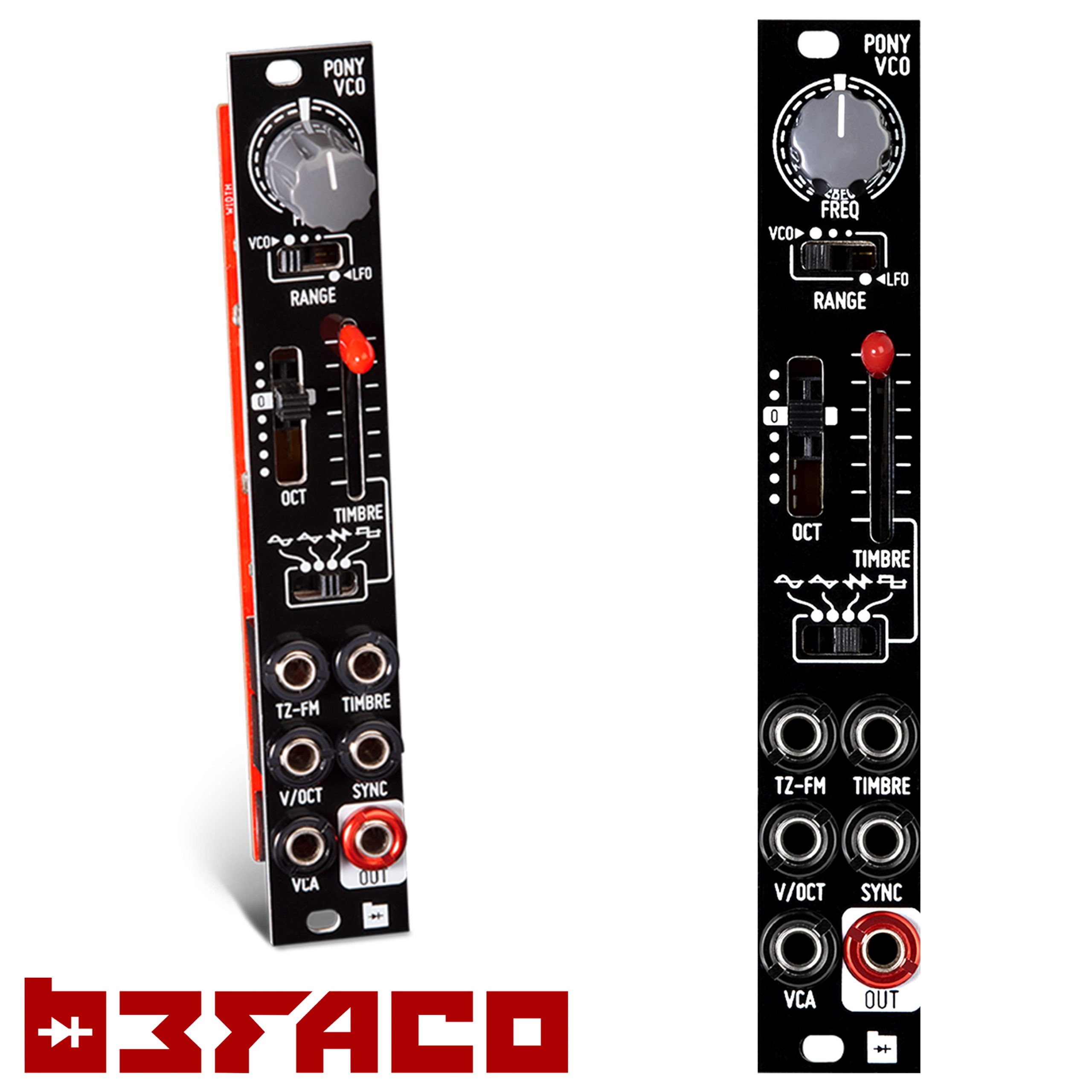 Befaco – Pony VCO – 3U Full DIY Kit – Thonk – DIY Synthesizer Kits & Components