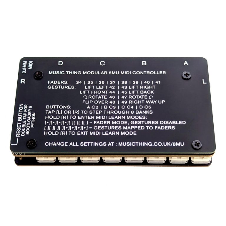 Music Thing Modular – 8mu MIDI Controller – Full DIY Kit – Thonk – DIY ...