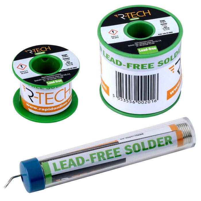 R-Tech Lead-Free Solder Wire – Thonk – DIY Synthesizer Kits & Components