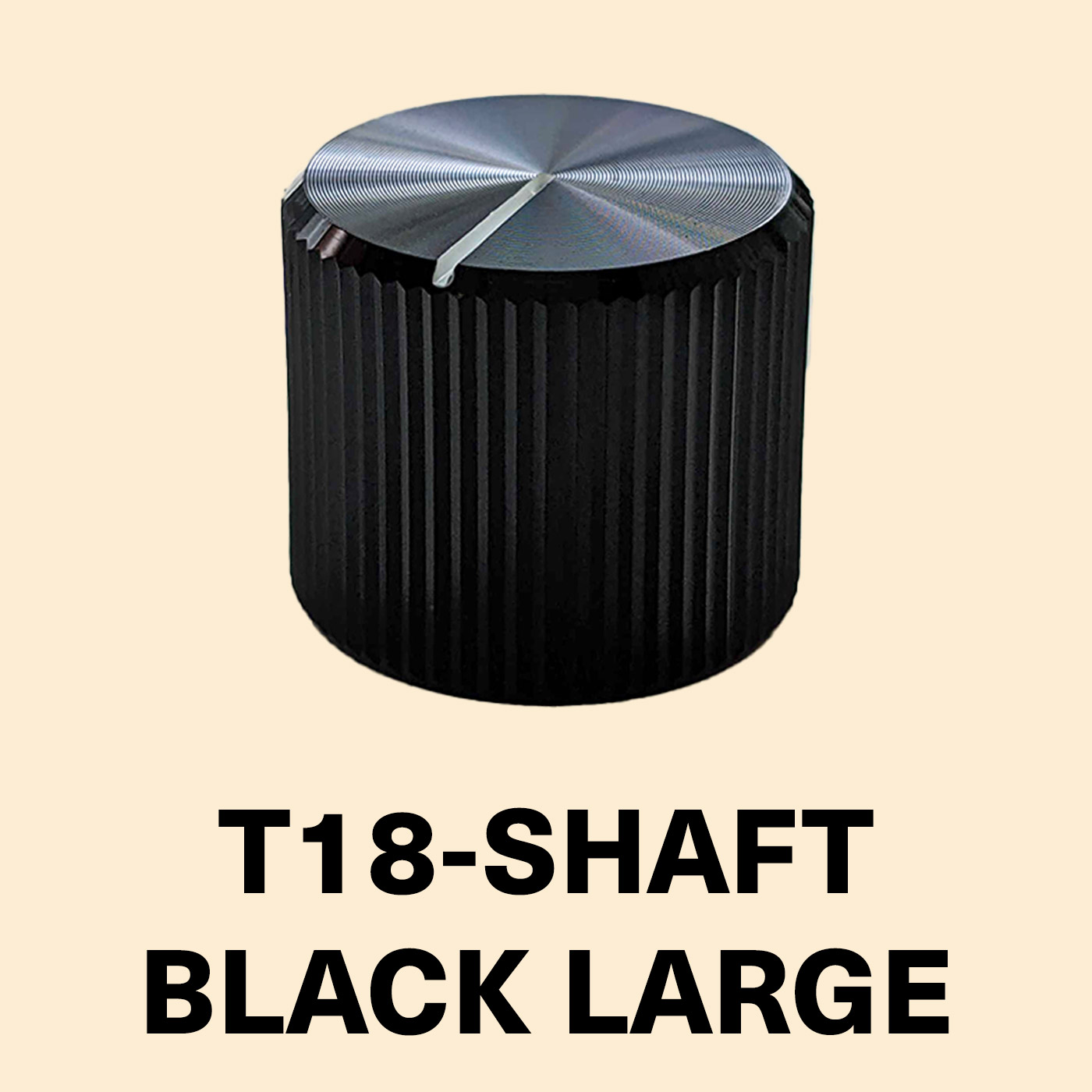 Large Black – With Line (T18-Shaft) – Thonk – DIY Synthesizer Kits ...